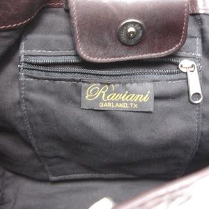 Raviani | Bags | Raviani Brown Croc Moc Tooled Leather Studs Bag | Poshmark